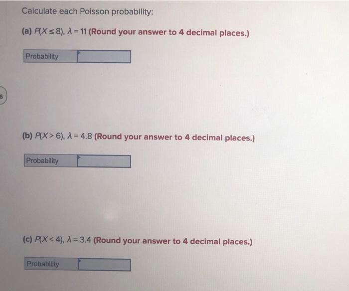 Solved Calculate each binomial probability: (a) Fewer than 2 | Chegg.com