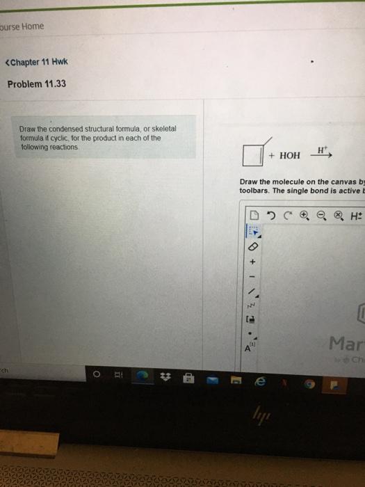 Solved burse Home kChapter 11 Hwa Problem 11.33 Draw the | Chegg.com