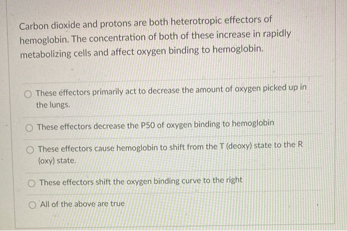 Solved Carbon dioxide and protons are both heterotropic | Chegg.com