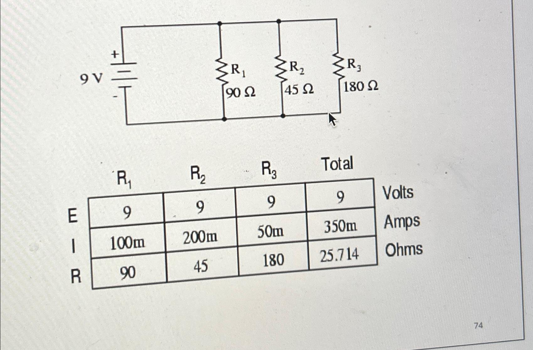 Solved Find the fault in the parallel circuit | Chegg.com