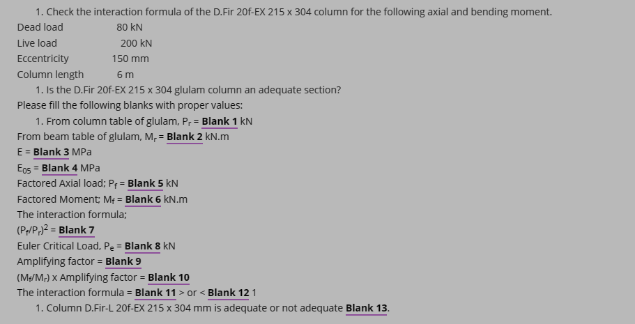 Solved Check the interaction formula of the D.Fir 20f-EX | Chegg.com