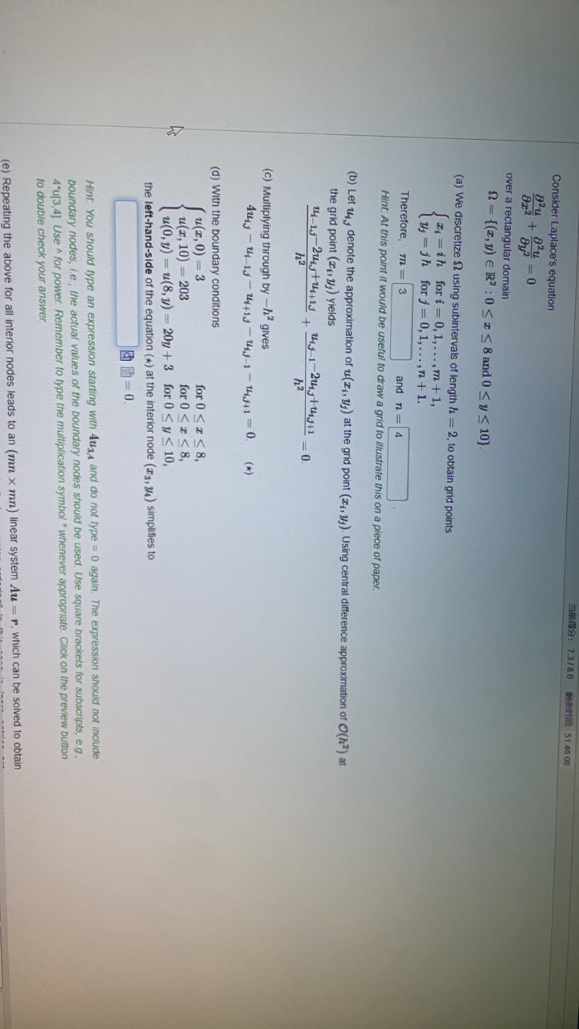 Solved Consider Laplace's | Chegg.com