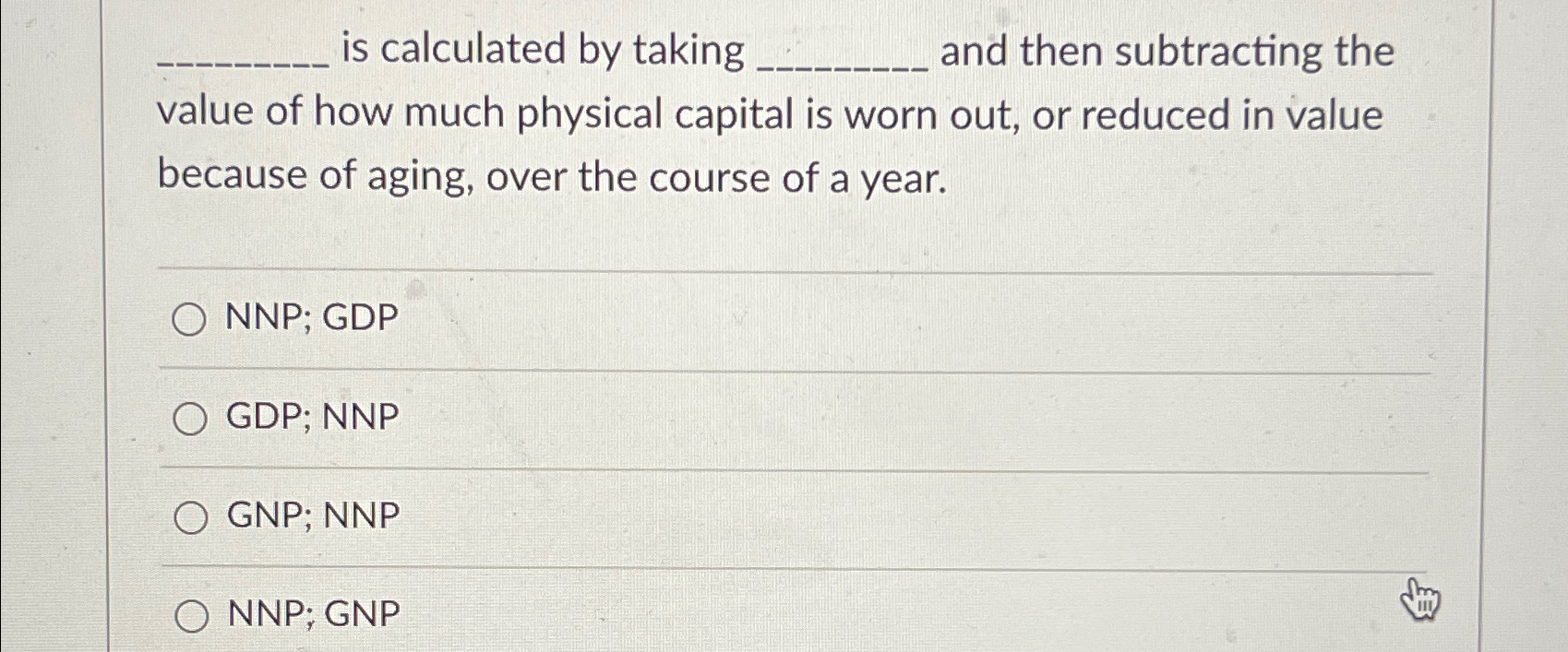 Solved is calculated by taking and then subtracting the | Chegg.com