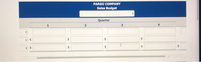 Solved Current Attempt in Progress Pargo Company is | Chegg.com