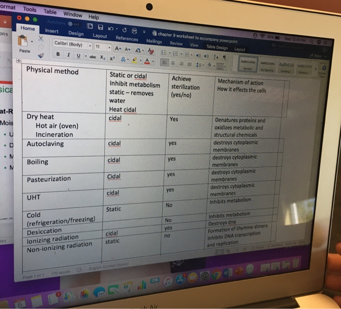 ormat Tools Home Ons Table Window Help O D Q Insert | Chegg.com