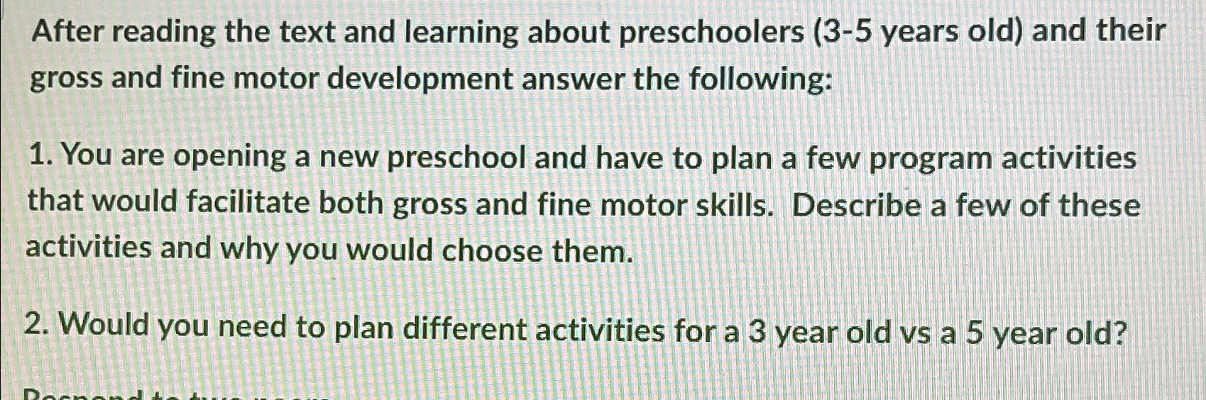 Solved After reading the text and learning about | Chegg.com