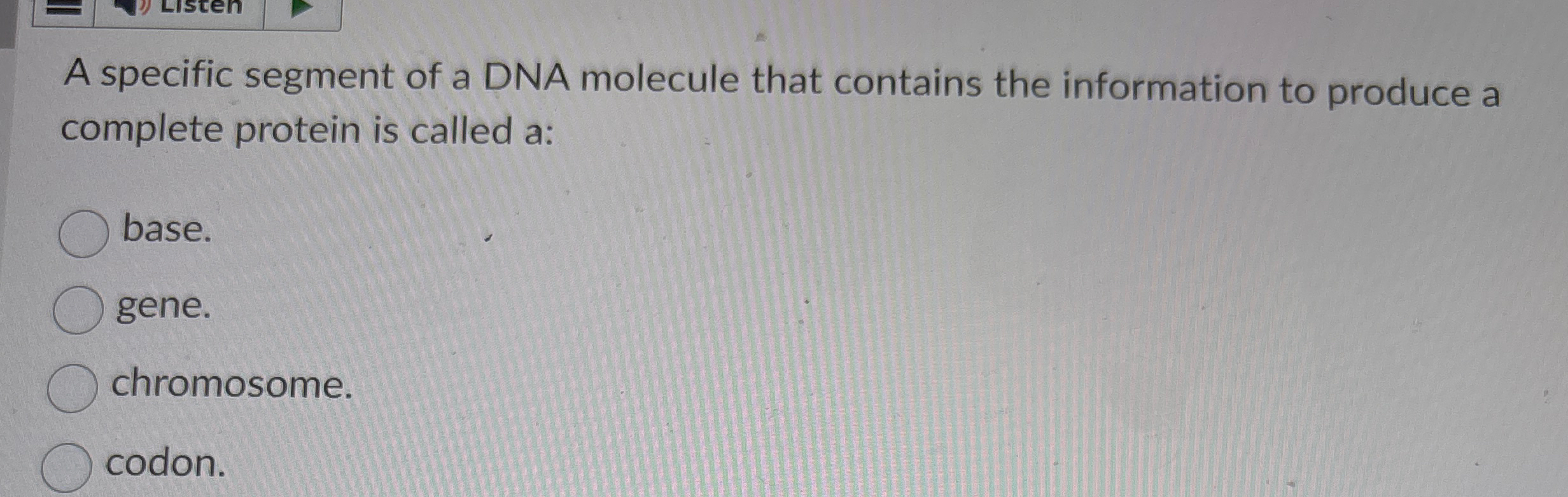 Solved A specific segment of a DNA molecule that contains | Chegg.com
