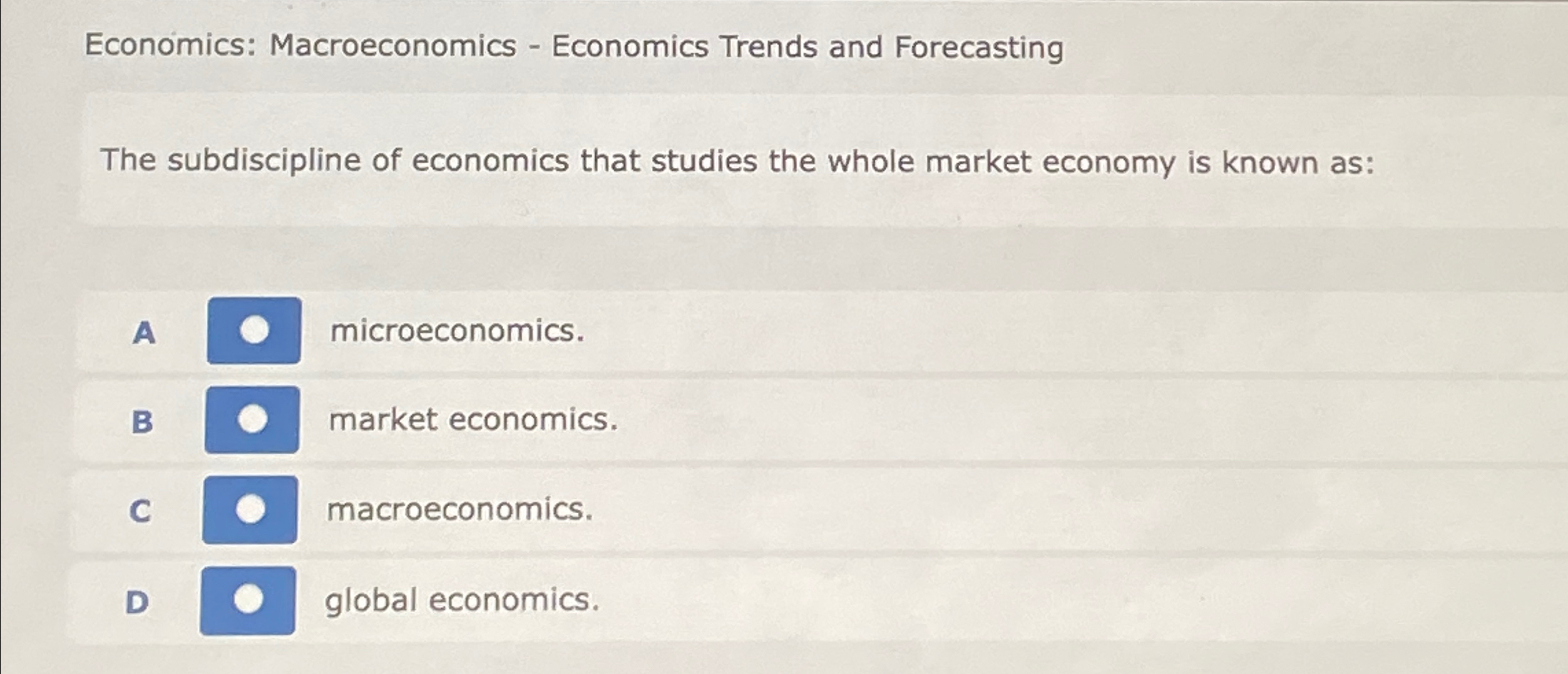 Solved Economics: Macroeconomics - ﻿Economics Trends and | Chegg.com