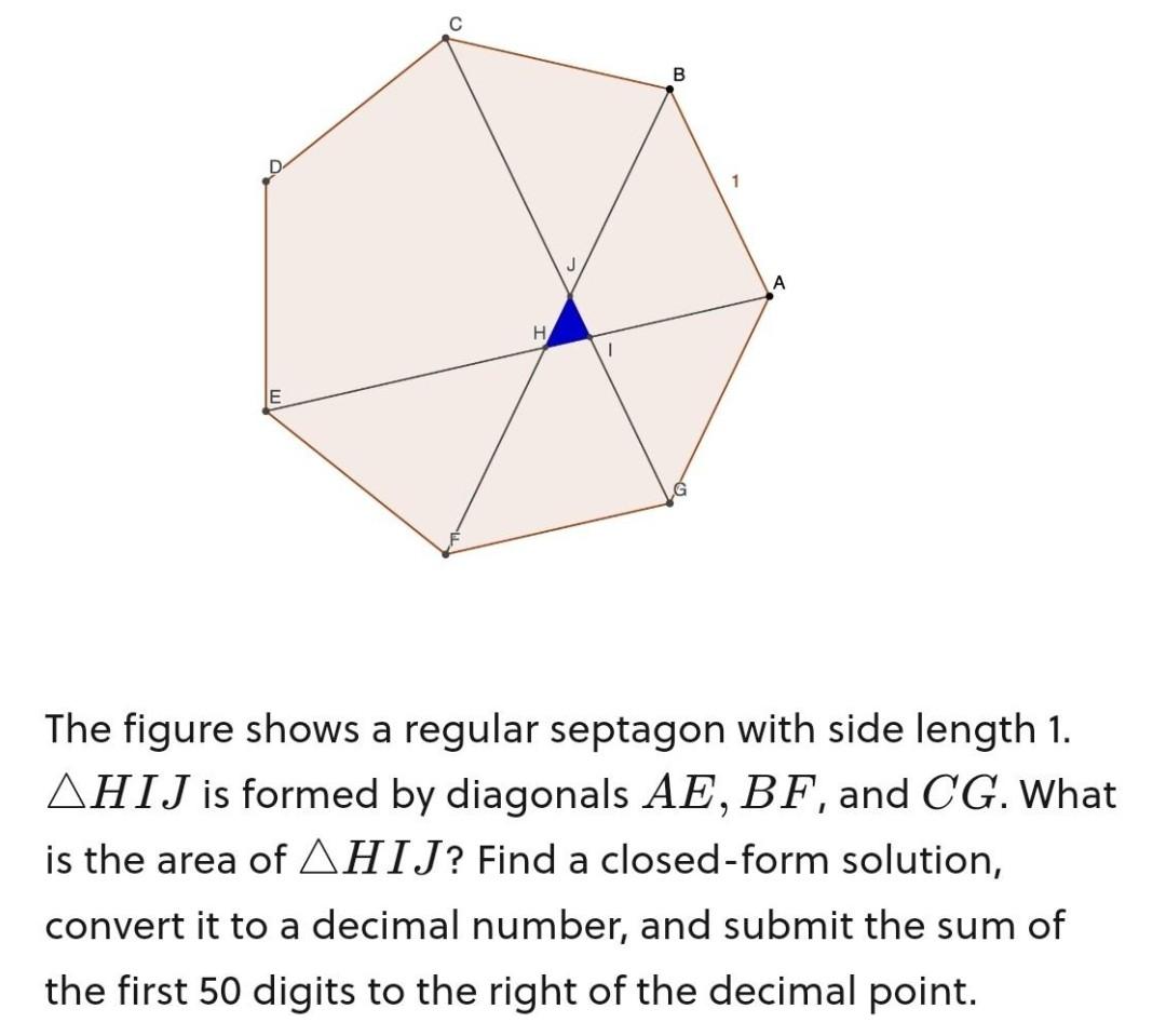 Solved The diagram shows a blue equilateral triangle with | Chegg.com