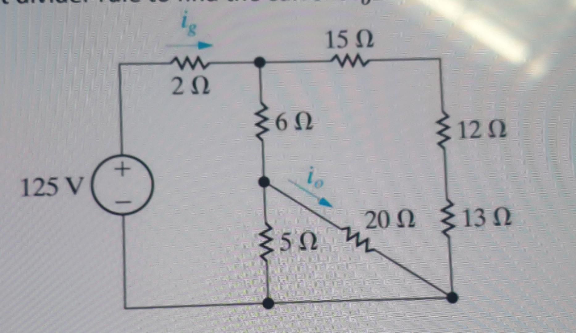 Solved Problem 1: For the following circuit, use the circuit | Chegg.com