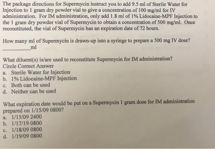 Solved Order: Prepare Regular Insulin 100 units in 100 ml | Chegg.com