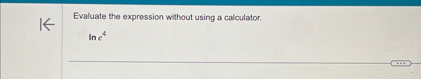 Solved Evaluate the expression without using a | Chegg.com