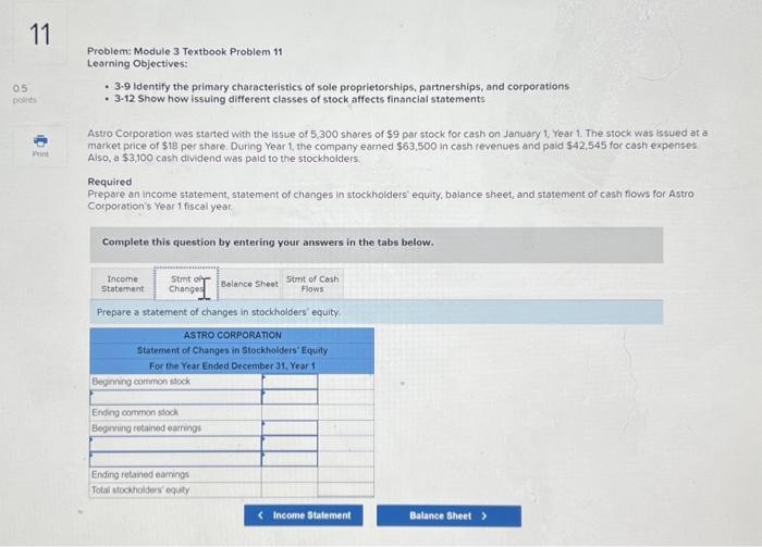 Problem: Module 3 Textbook Problem 11 Learning | Chegg.com