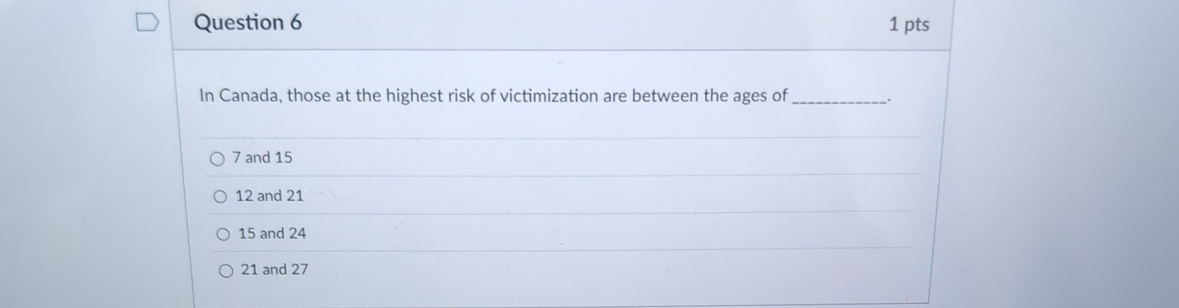Solved Question 61 ﻿ptsIn Canada, those at the highest risk | Chegg.com