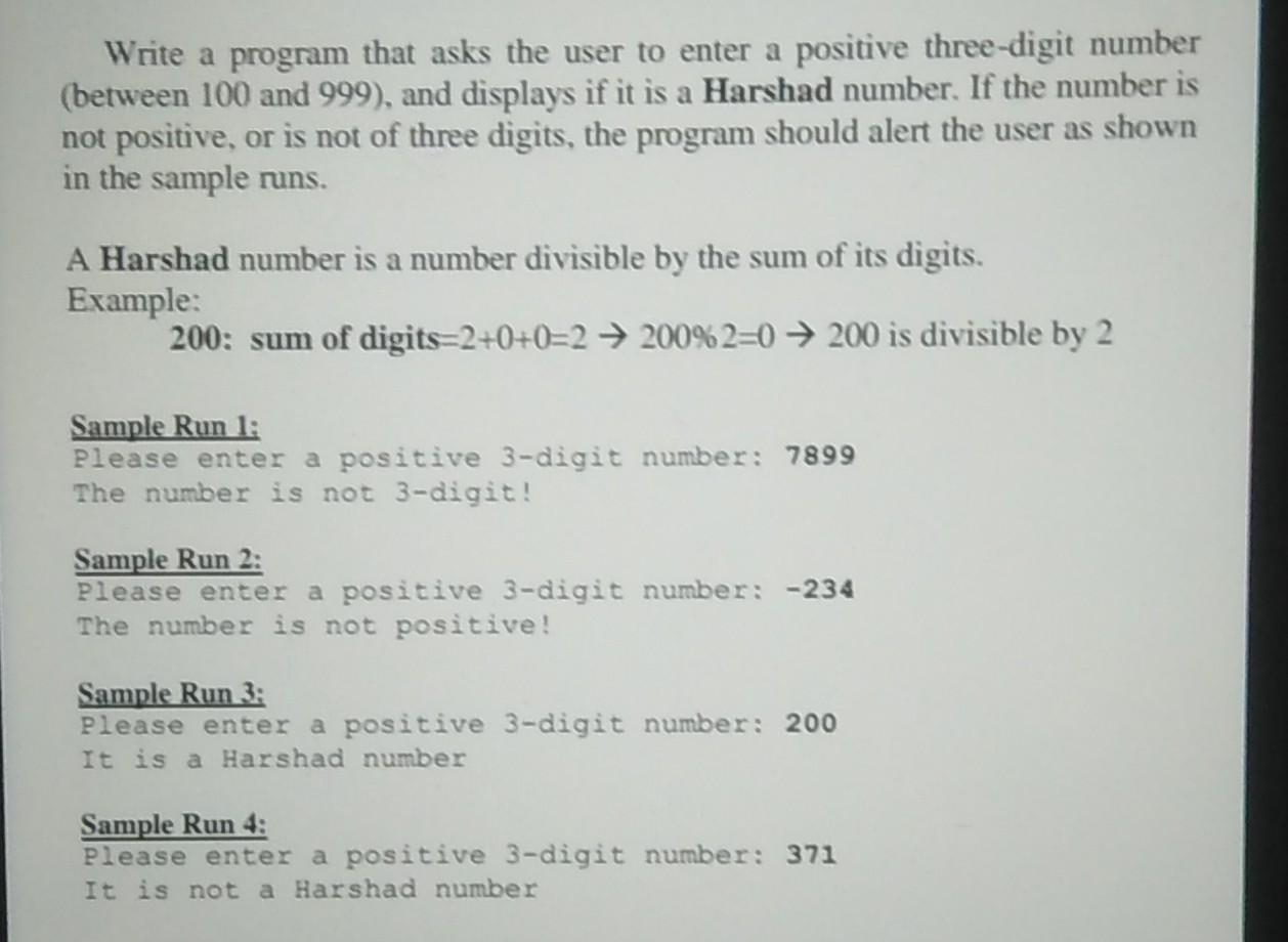 Solved Write a program that asks the user to enter a | Chegg.com