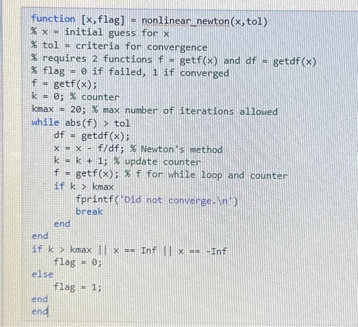 Solved This needs to be done in MATLAB, please. I also | Chegg.com