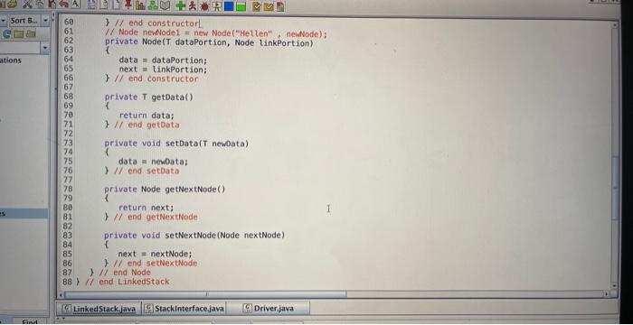 Solved Suppose that the ADT stack included the void method | Chegg.com