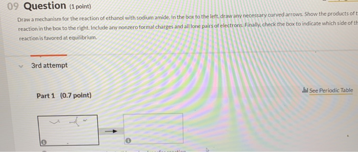 Solved 09 Question (1 point) Draw a mechanism for the | Chegg.com
