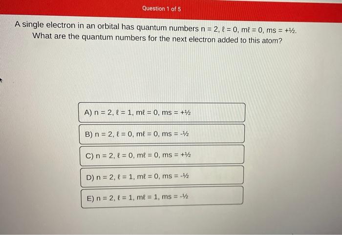 solved-question-1-of-5-a-single-electron-in-an-orbital-has-chegg