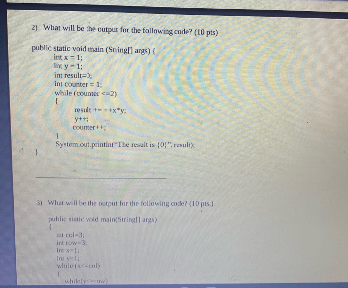 Solved 1) Write a program that uses any type of iteration | Chegg.com