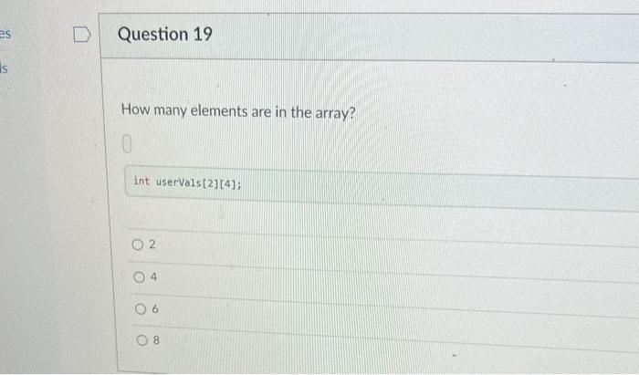 Solved Which character array declaration is appropriate? | Chegg.com