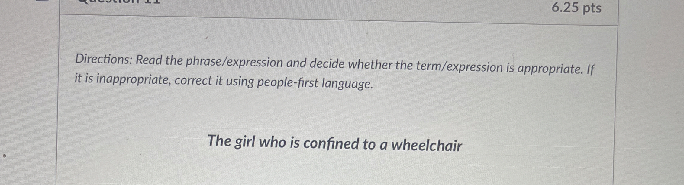 Solved Directions: Read the phrase/expression and decide | Chegg.com