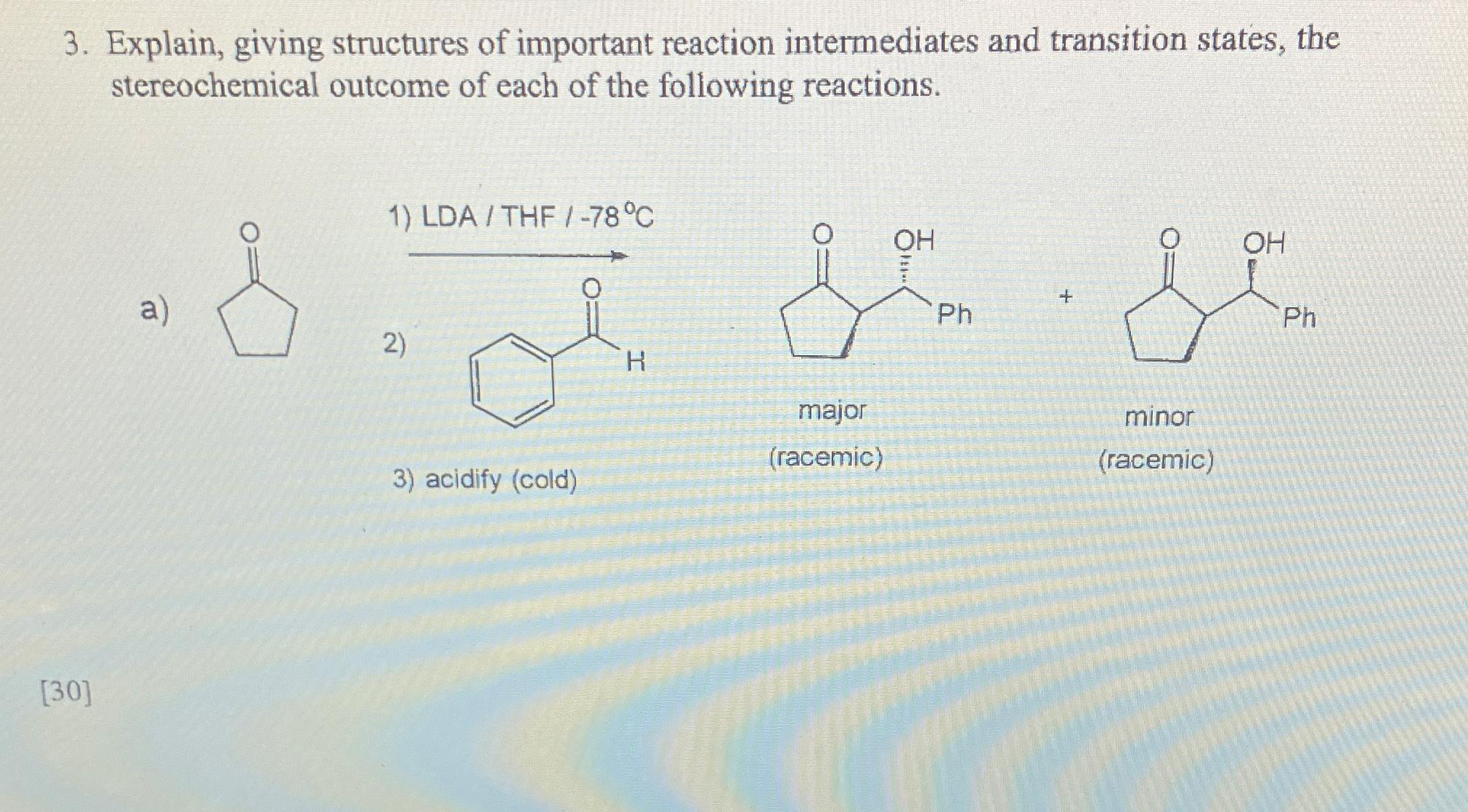 Solved Explain, giving structures of important reaction | Chegg.com