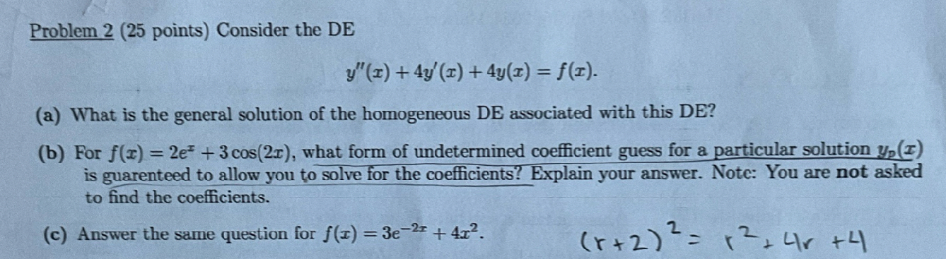 Solved Problem 2 (25 ﻿points) ﻿Consider the | Chegg.com