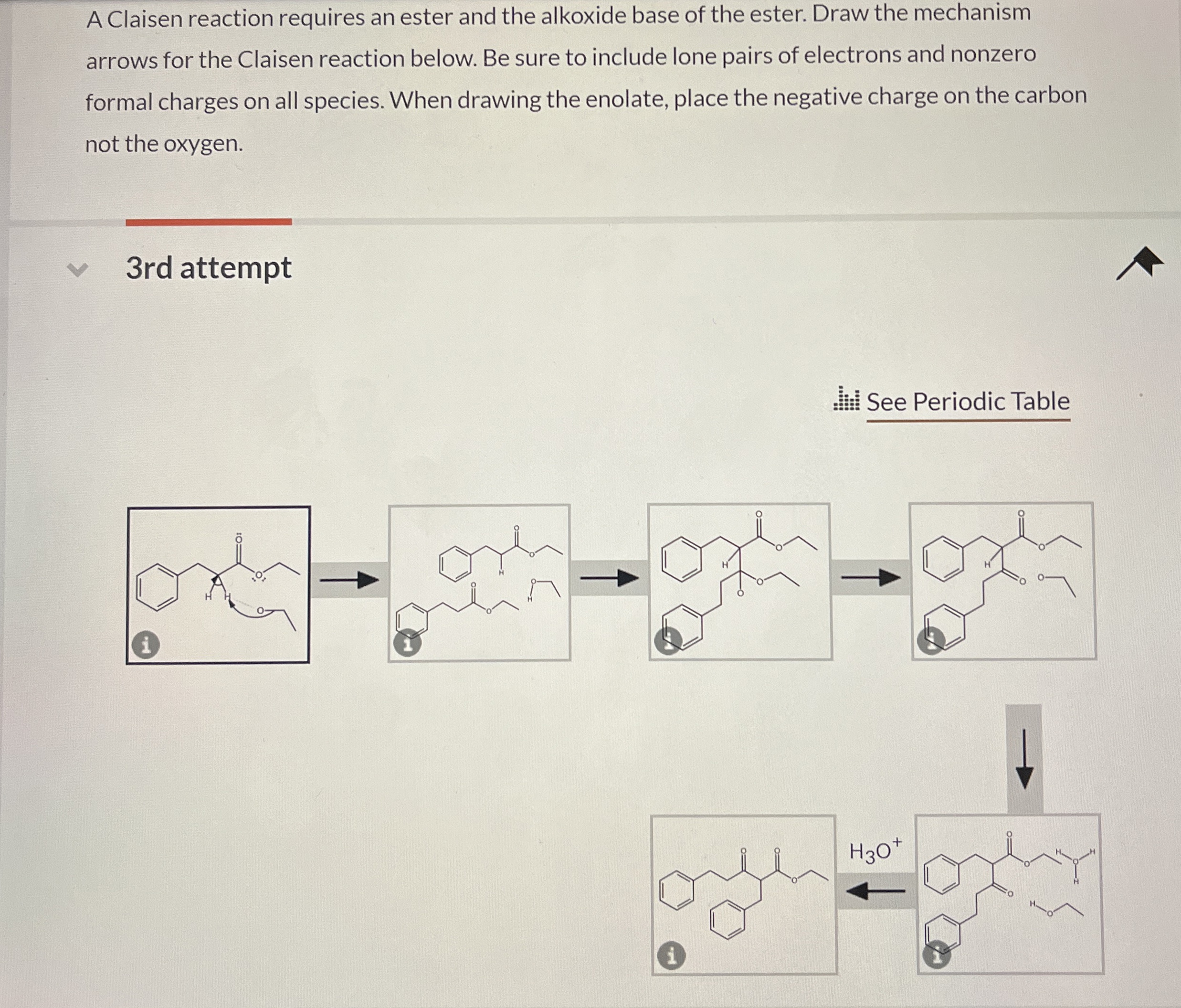 Solved A Claisen reaction requires an ester and the alkoxide | Chegg.com
