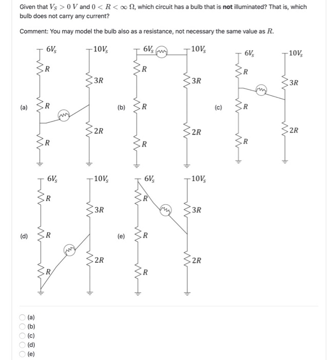 Solved Given that Vs > 0 V and 0 | Chegg.com