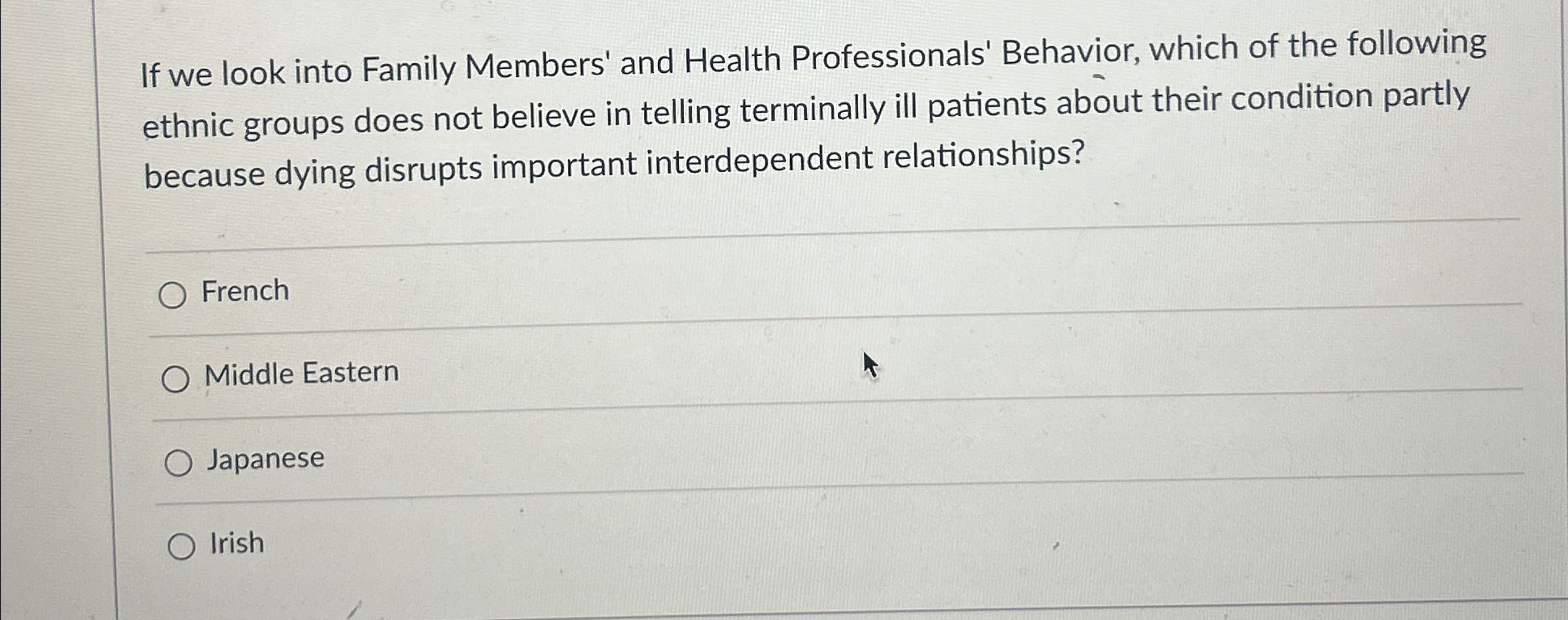 Solved If we look into Family Members' and Health | Chegg.com