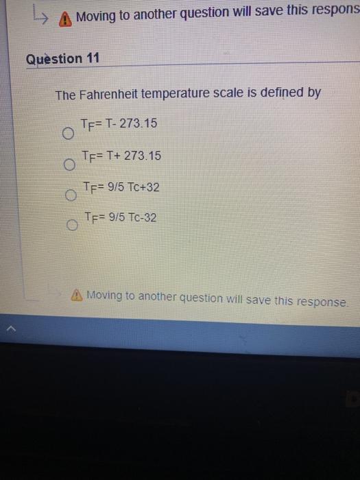 Solved Moving to another question will save this respons | Chegg.com