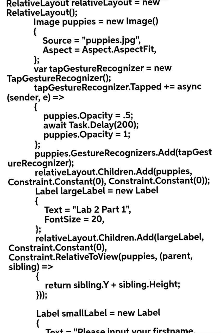 Solved RelativeLayout relativeLayout = new Relative | Chegg.com