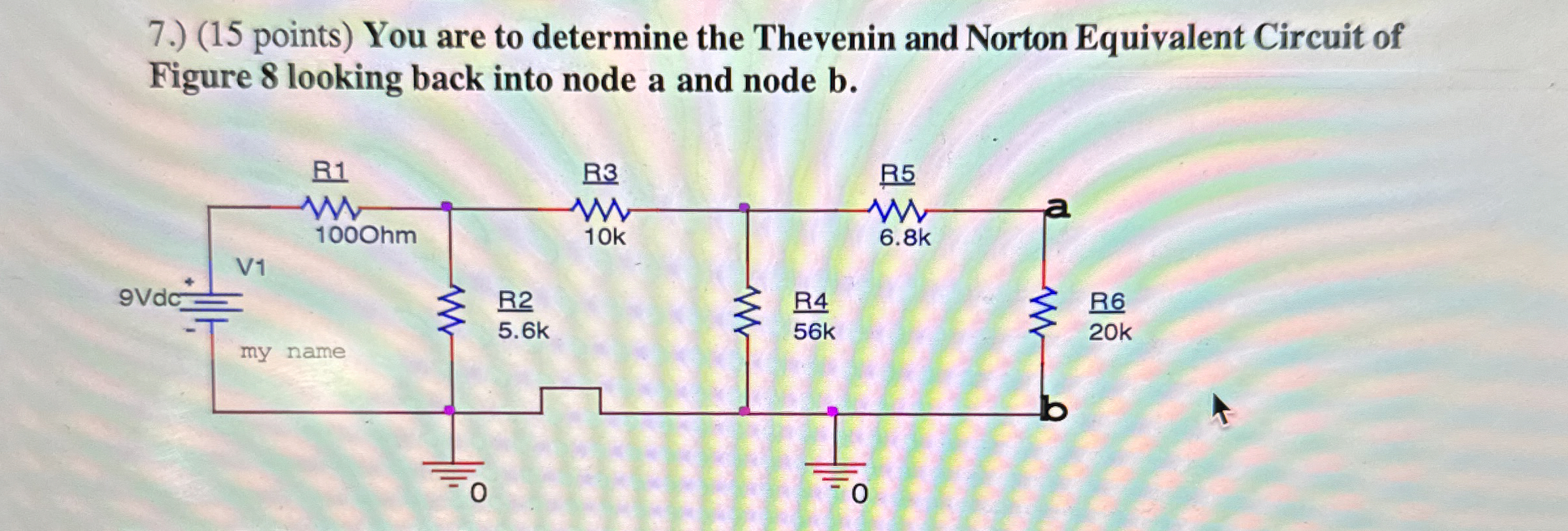 Solved You are to determine the Thevenin and Norton | Chegg.com