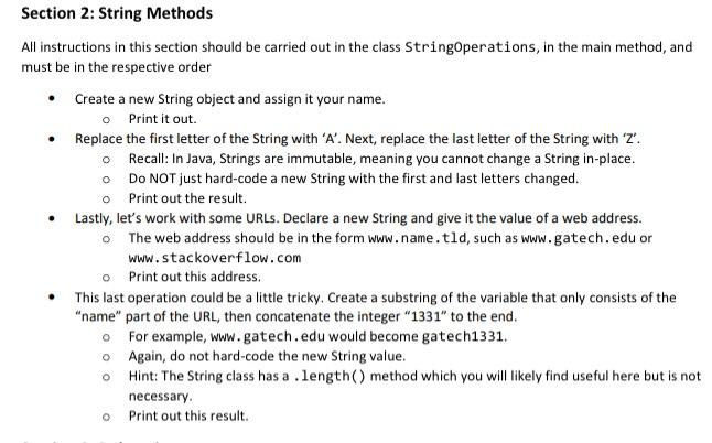 Solved Section 1: Primitive Operations All instructions in | Chegg.com