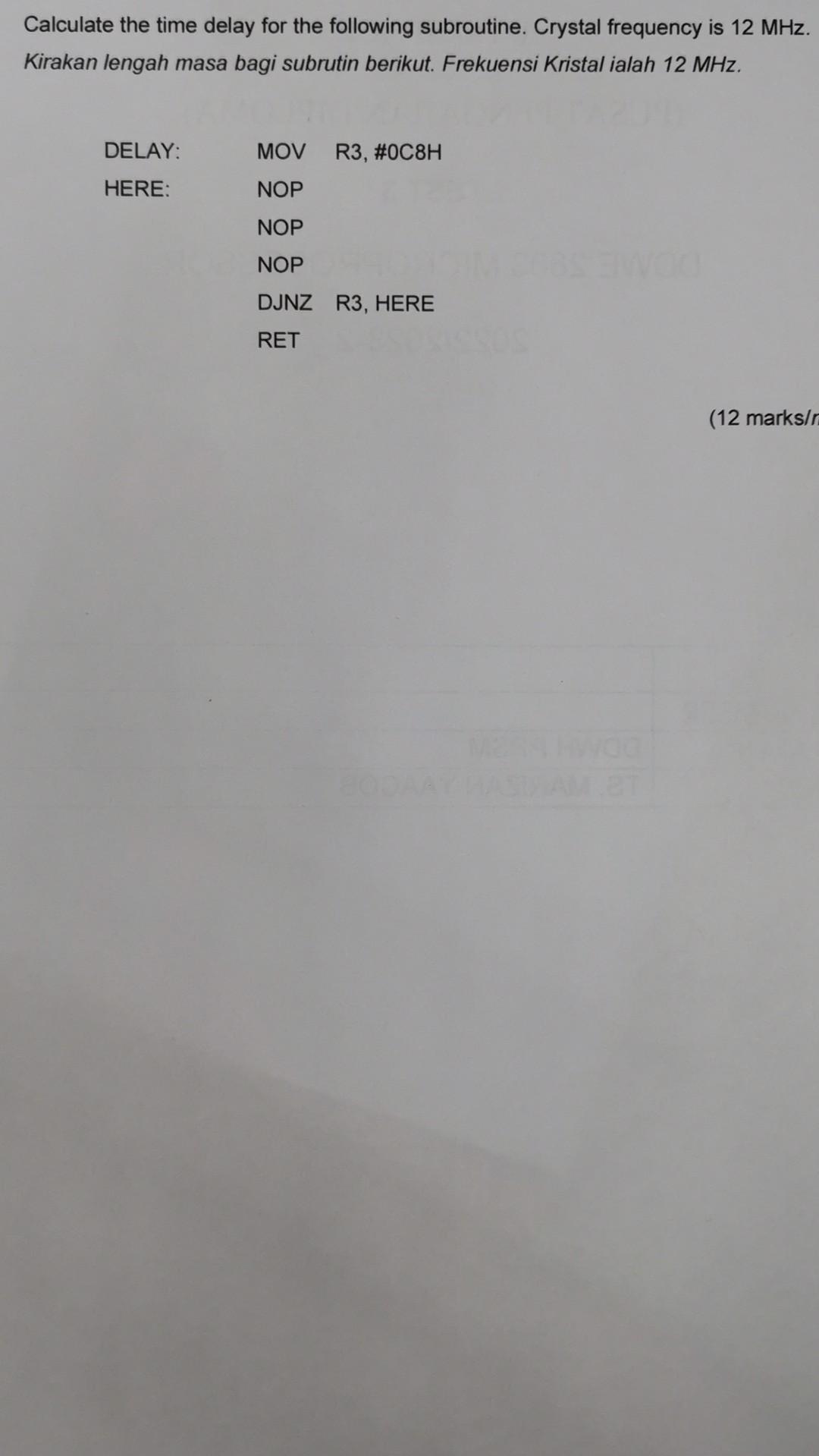 Solved Calculate the time delay for the following | Chegg.com