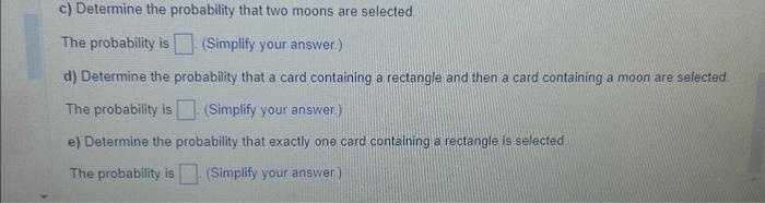 Solved A box contains three cards. On one card there is a | Chegg.com