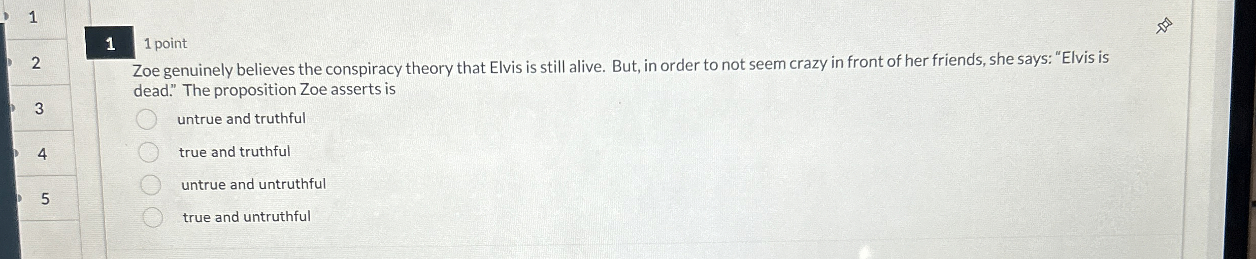 Solved Zoe genuinely believes the conspiracy theory that | Chegg.com