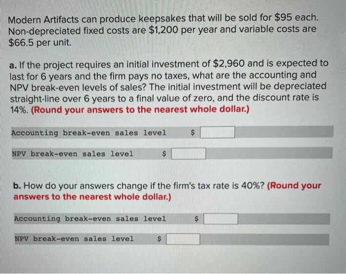Solved Modern Artifacts can produce keepsakes that will be | Chegg.com
