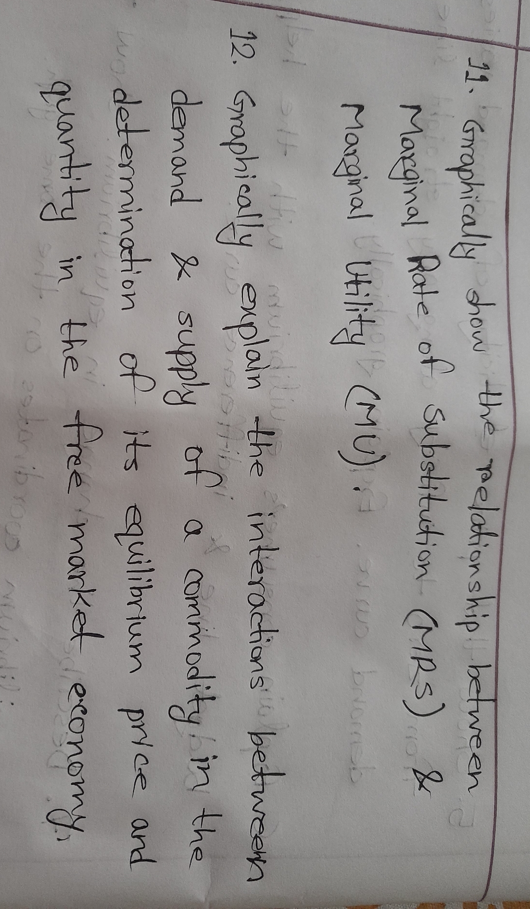 Solved draw each graph in hand written form Graphically show | Chegg.com