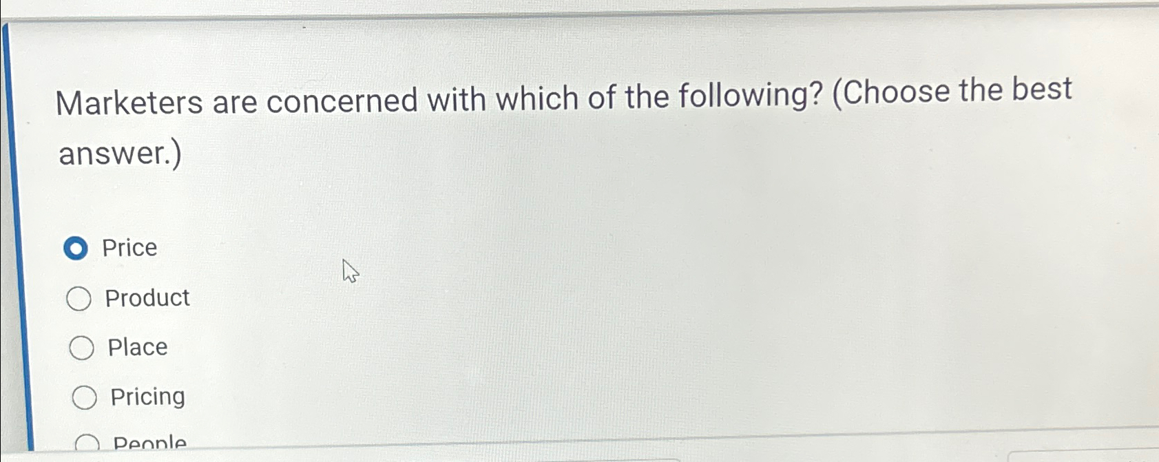 Solved Marketers are concerned with which of the following? | Chegg.com