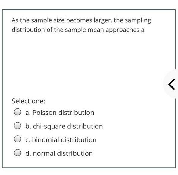 Solved A researcher has collected the following sample data. | Chegg.com