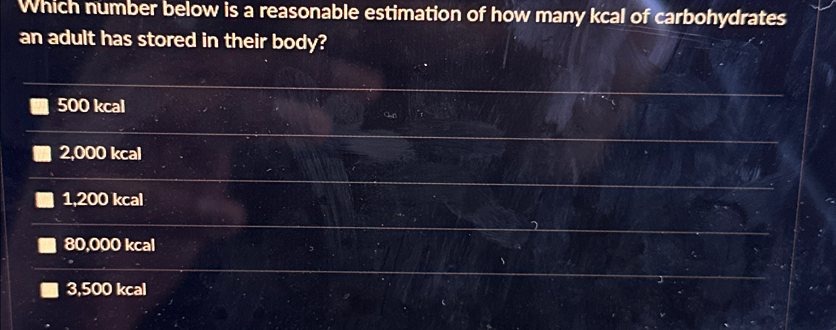 Solved Which number below is a reasonable estimation of how | Chegg.com