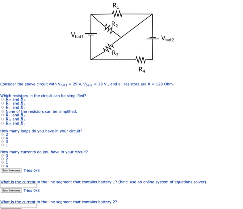 Consider the above circuit with | Chegg.com