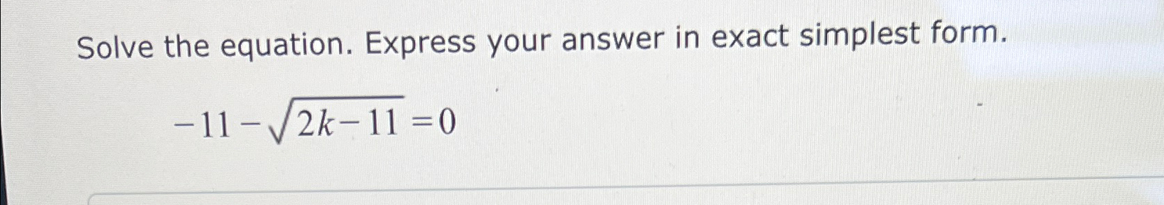 Solved Solve the equation. Express your answer in exact | Chegg.com