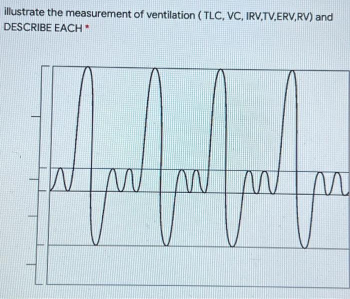 Solved illustrate the measurement of ventilation (TLC, VC, | Chegg.com