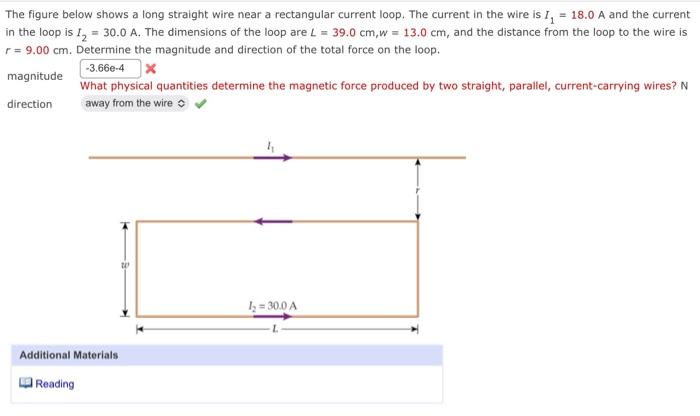 Solved The figure below shows a long straight wire near a | Chegg.com