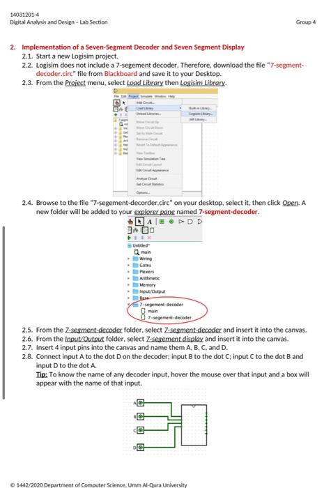 Solved Lab #8 - Combinational Logic Modules: Decoders Name: | Chegg.com
