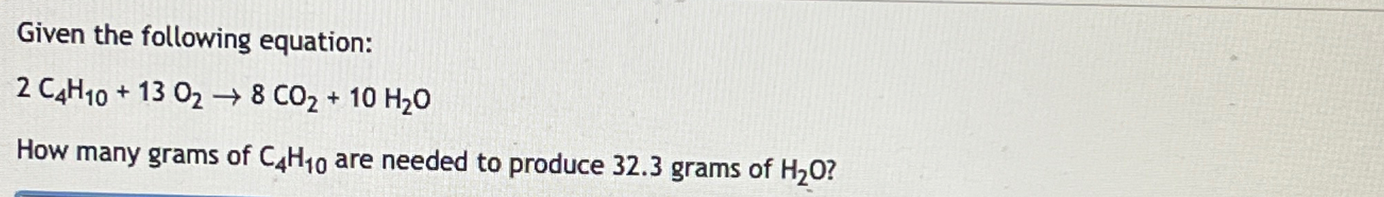 Solved Given the following | Chegg.com