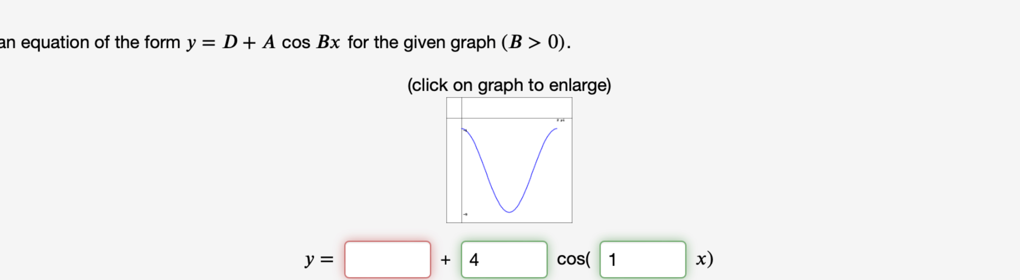 Solved determine the equation Determine an equation of the | Chegg.com
